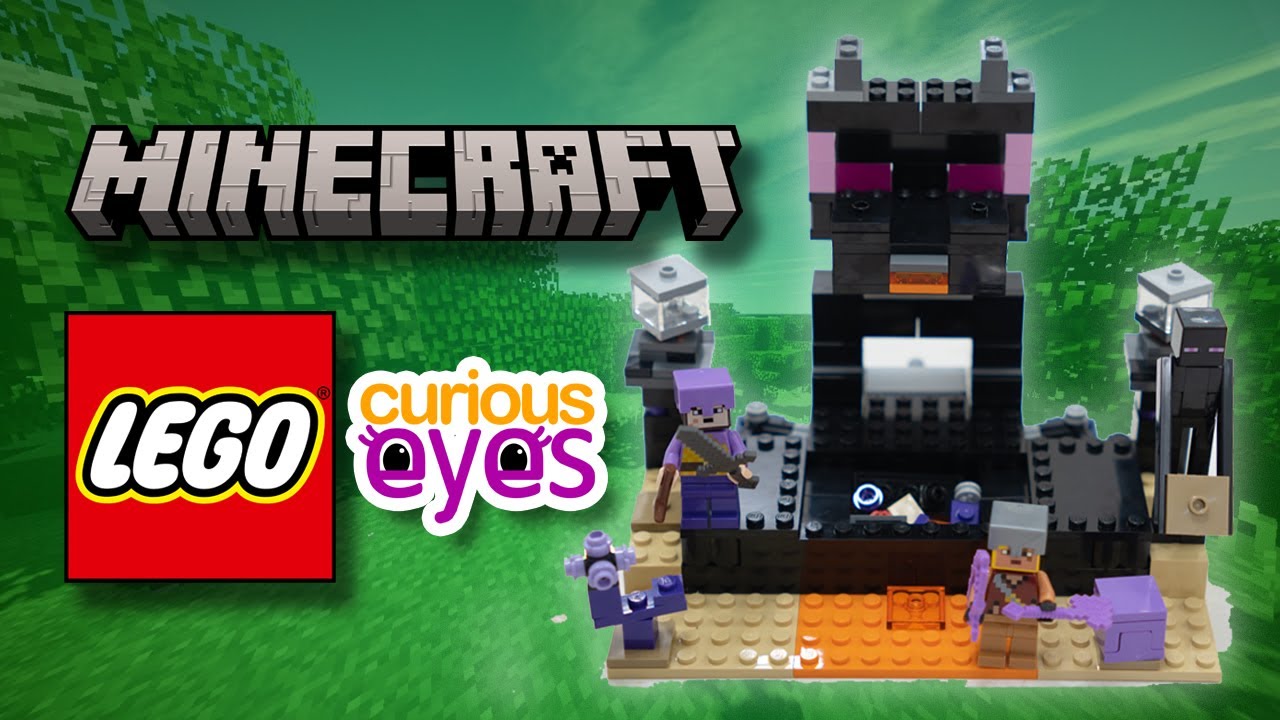 Building Lego Minecraft characters! See the Enderman and arrow man ...