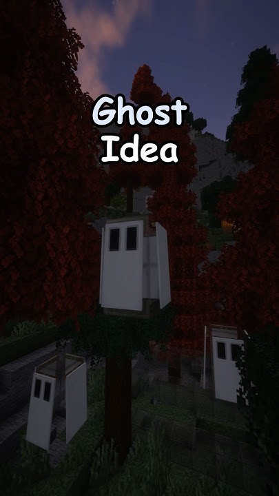 How to build a Cute Ghost in Minecraft Tutorial! #minecraft - YouTube