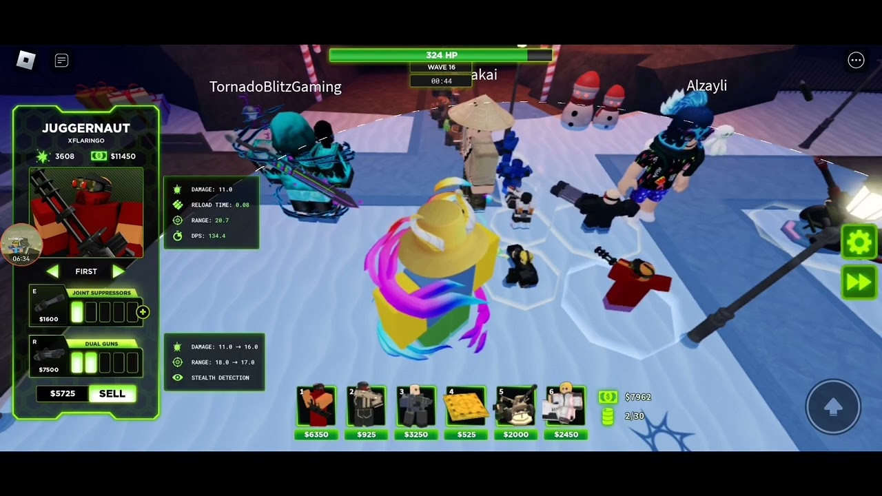 Beat christmas event / roblox tower defense x - YouTube
