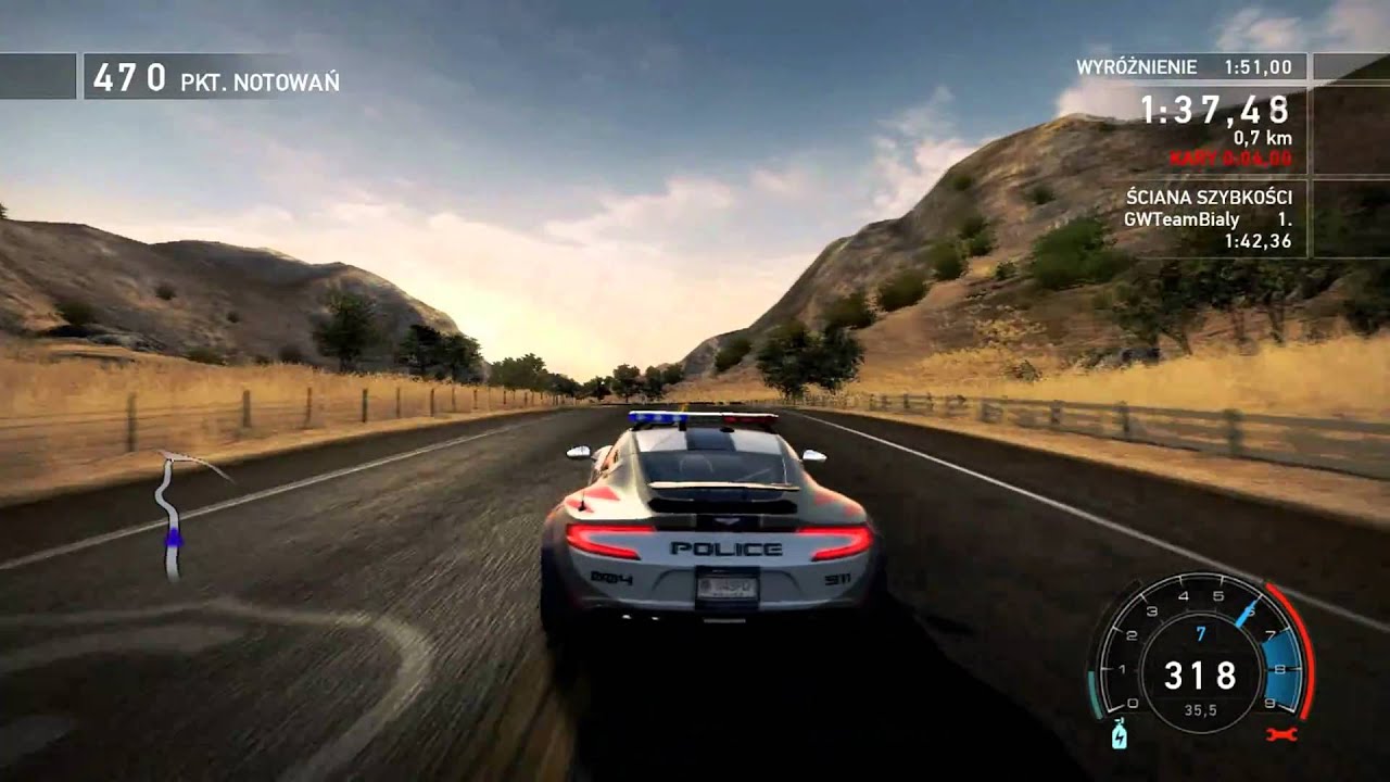 NFS Hot Pursuit: Aston Martin One-77 Police Gameplay [1080p] - YouTube