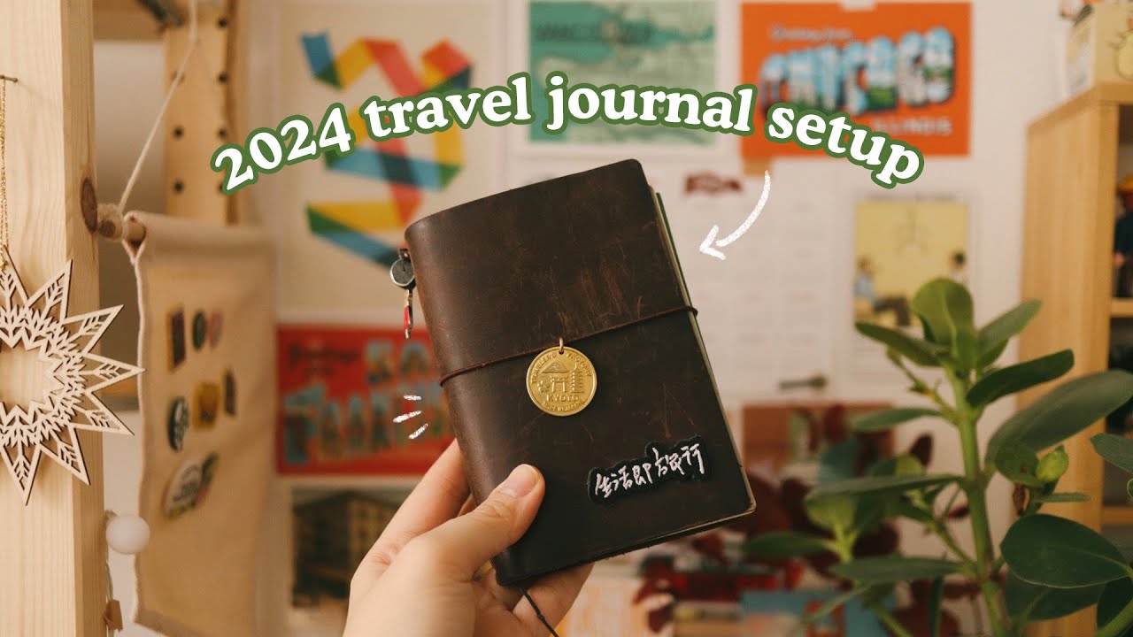 My 2024 Travel Journal Setup (TRAVELER's Notebook) | Abbey Sy - YouTube