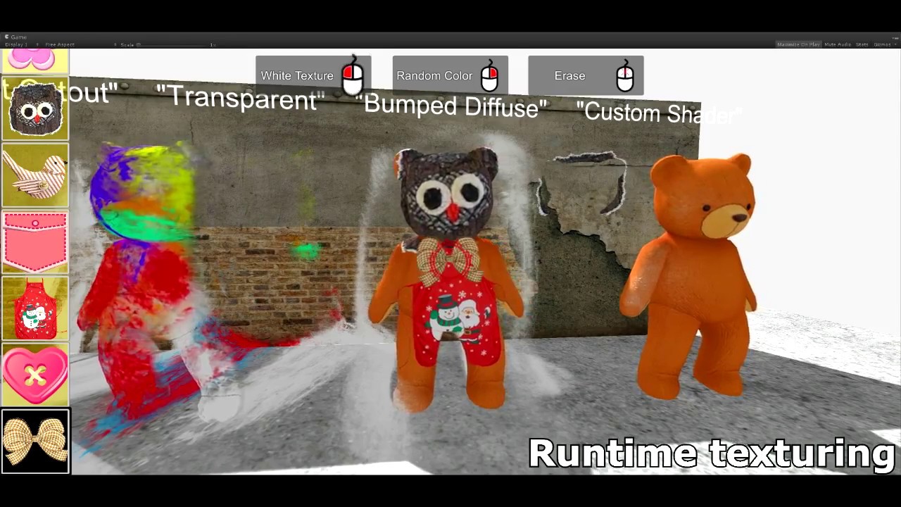 UVPaint (Skinned mesh decals) | Unity3d | Asset Store - YouTube