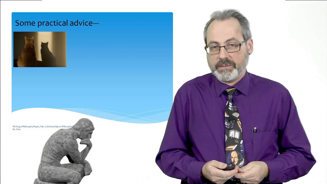 SPU Dr. Richard Feist on Writing a Philosophy Paper - Part 1 ...
