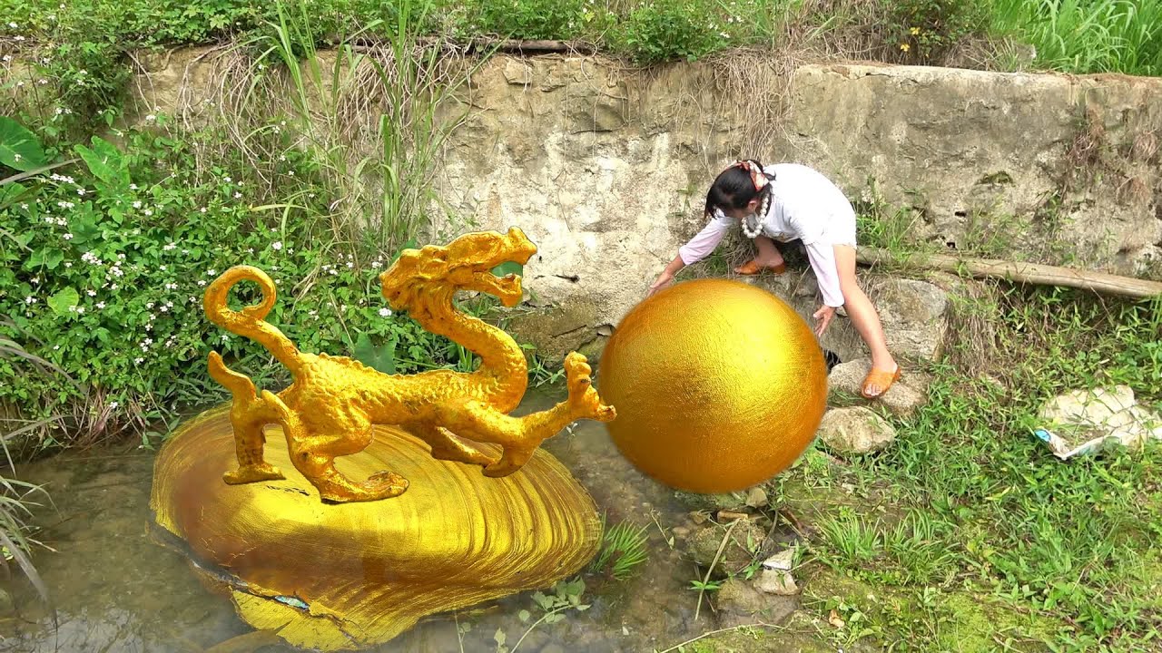 Found a small golden dragon in the wild and unexpectedly harvested a ...