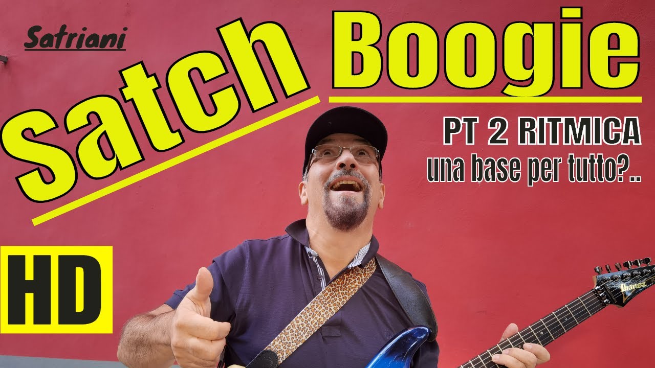 Tutorial Satch Boogie Satriani accordi ritmo videolesson lezione base ...