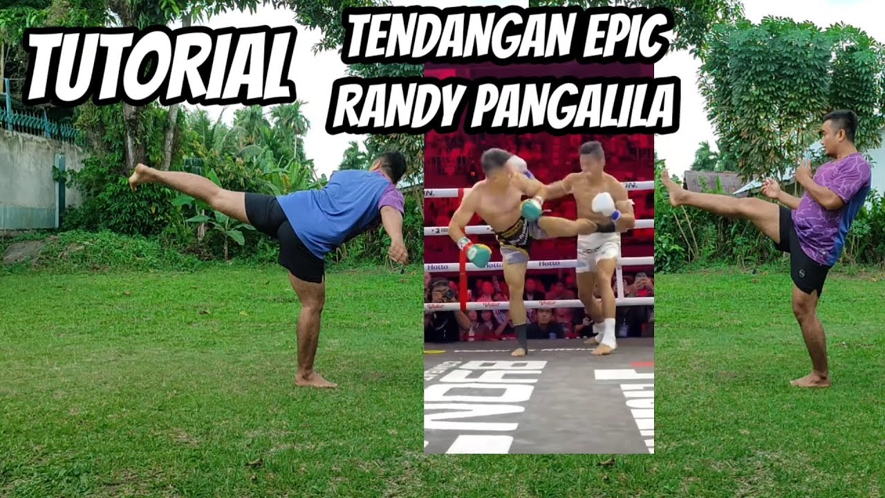 TUTORIAL tendangan EPIC RANDY PANGALILA #silektuo #byoncombat #randypangalila #epic - YouTube