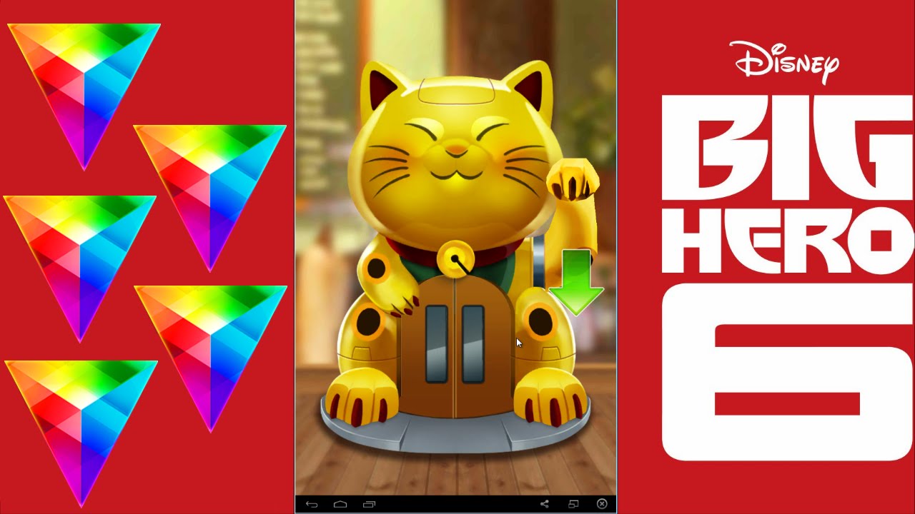 BIG HERO 6 - Prism Lucky Cat - Android Gameplay - YouTube