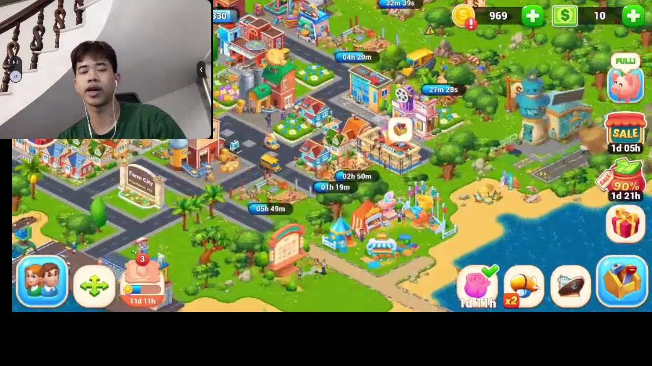 nong trai vv ngay thu 1 trong lua va thu hoach trai cay . - YouTube