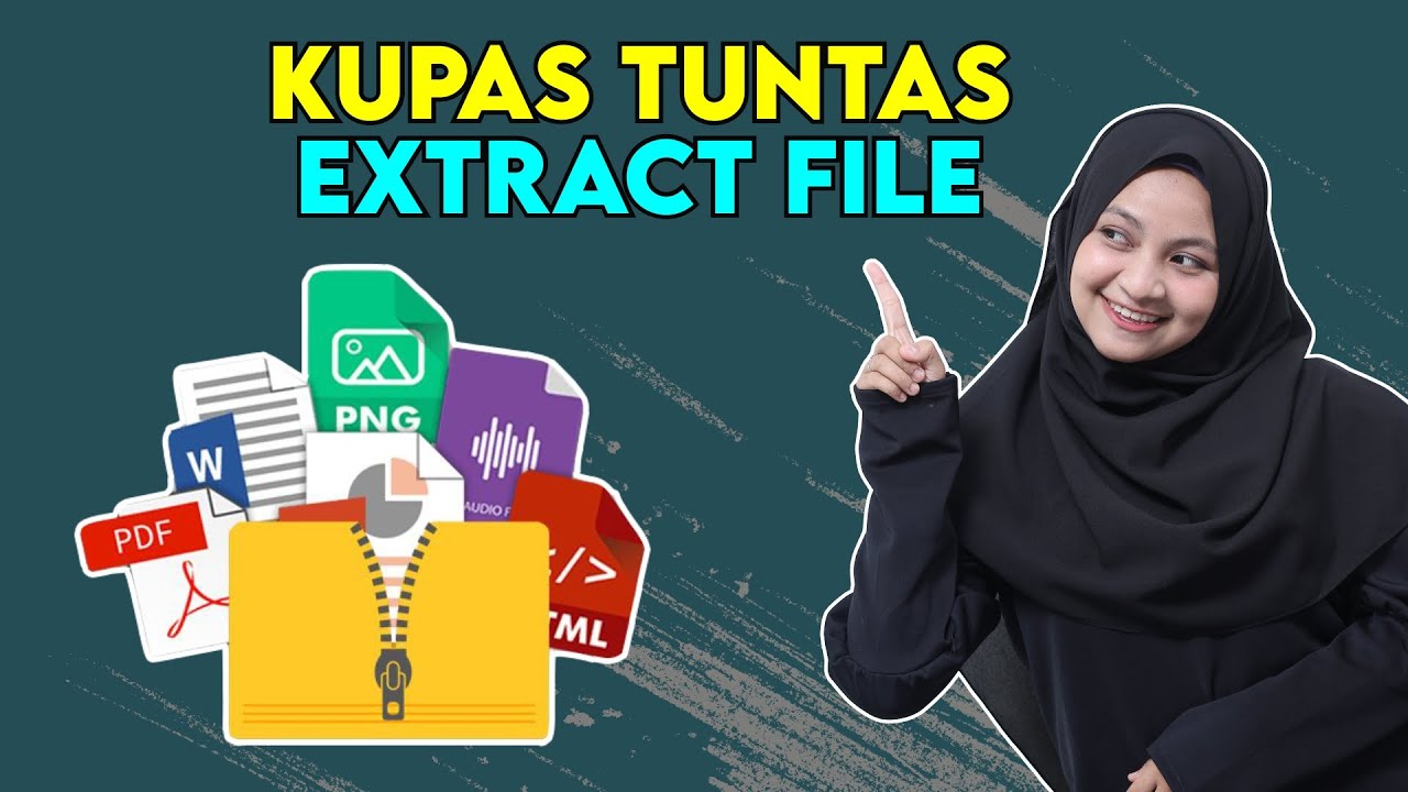 TUNTAS! Cara Membuka Extract File RAR dan ZIP di Laptop - YouTube