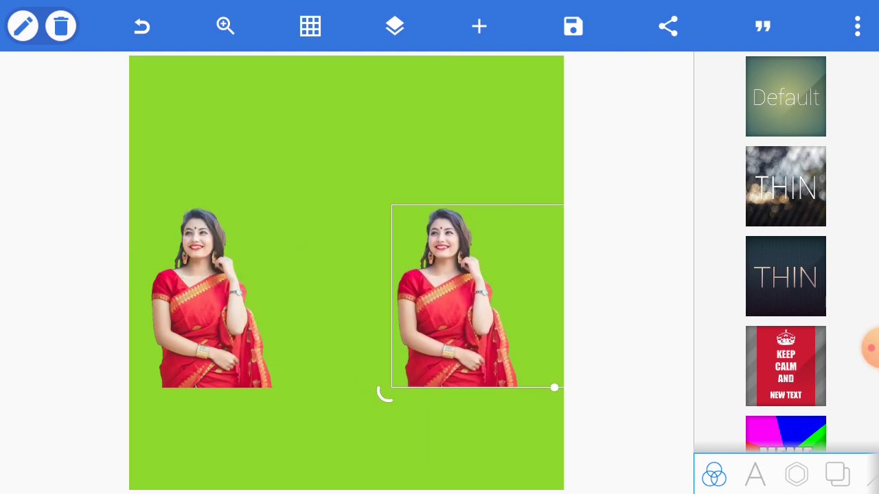 How to Joint Green Screen Editing Picture In A Few Second Using ...