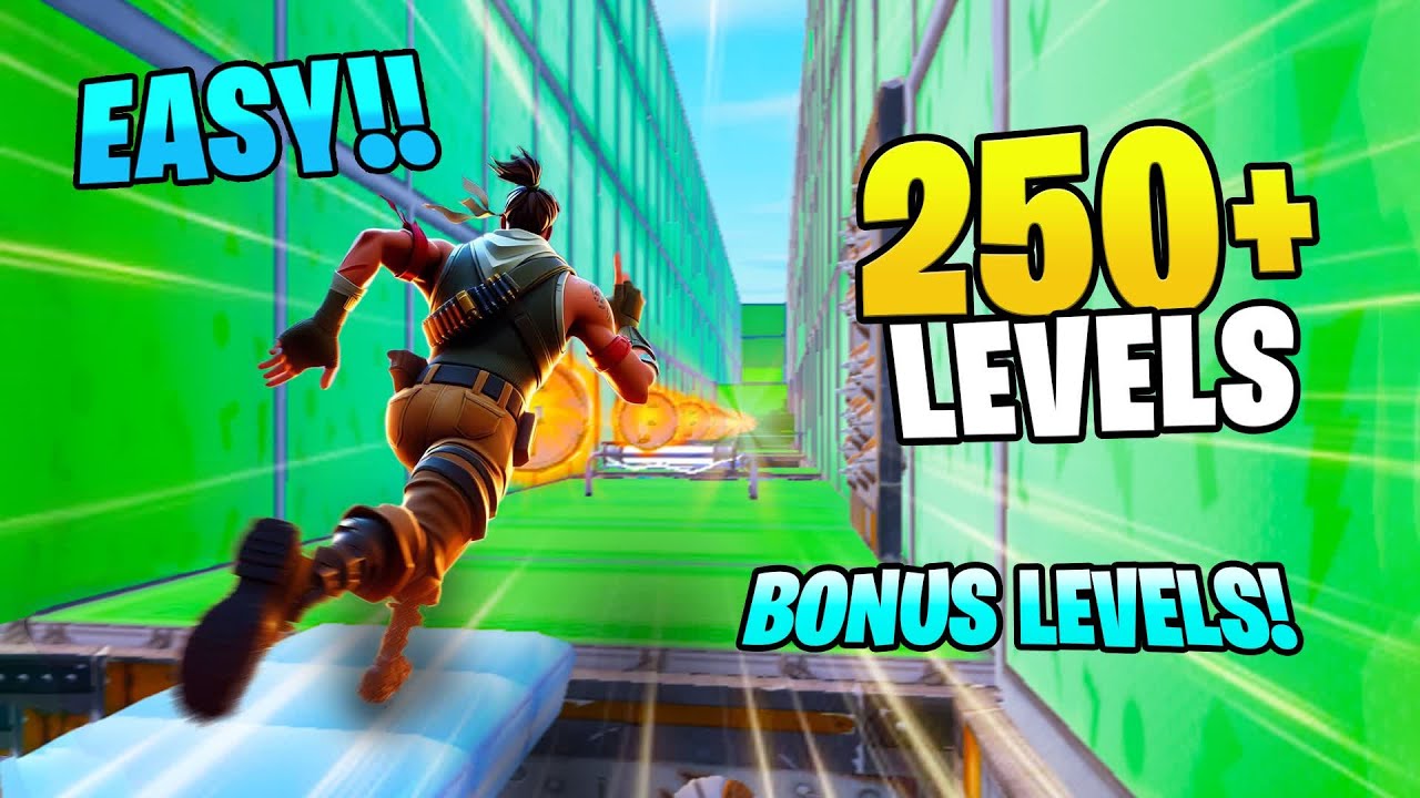 FORTNITE - 250+ LEVEL DEATHRUN - YouTube