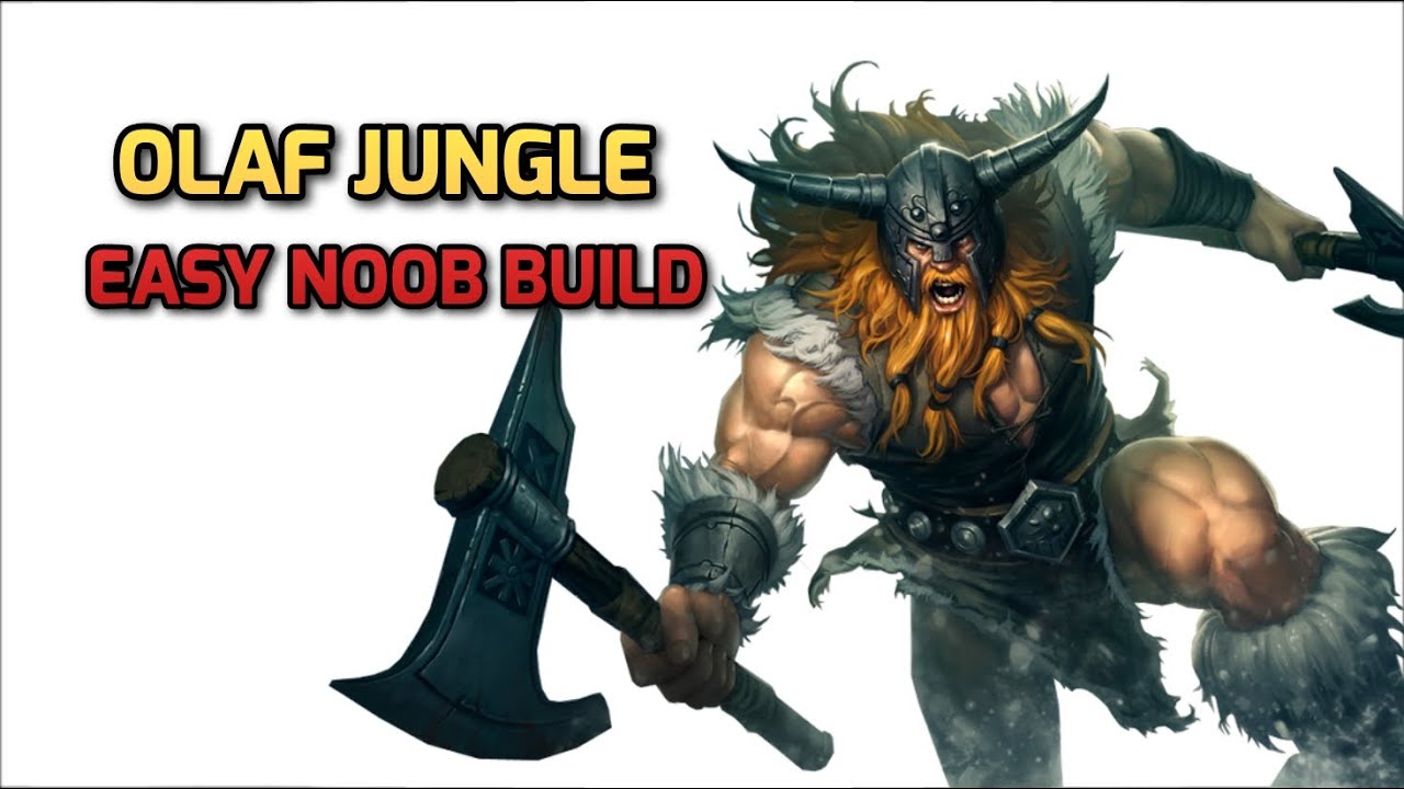 Olaf Jungle ULTIMATE NOOB JUNGLE BUILD👌 + Best Runes/Jungle Route - YouTube