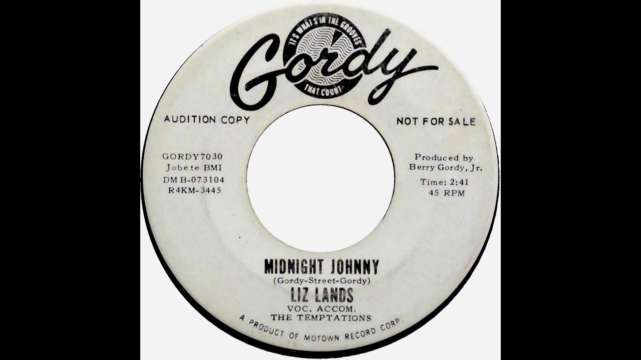 LIZ LANDS & THE TEMPTATIONS MIDNIGHT JOHNNY - YouTube