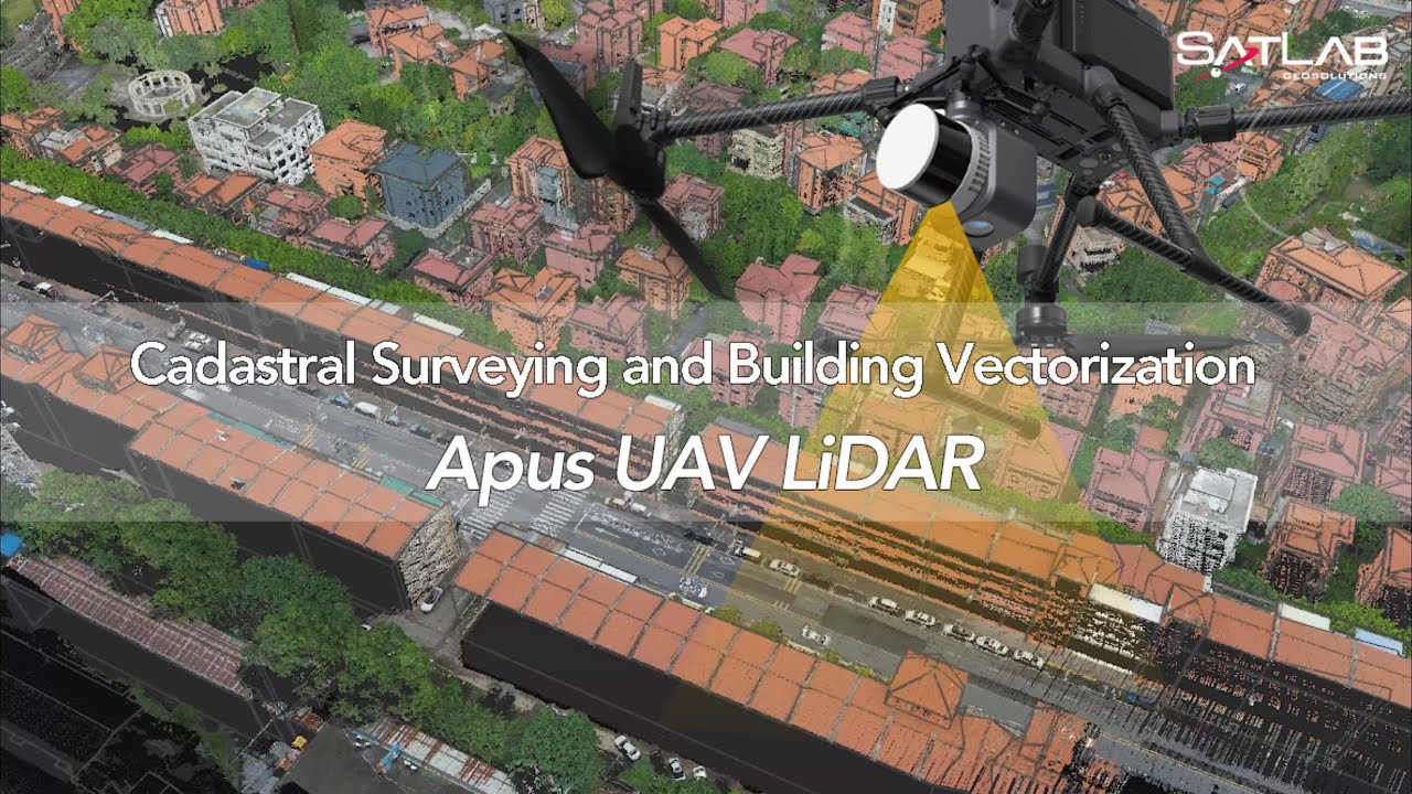 Data visualization | Apus UAV LiDAR in cadastral surveying and building ...