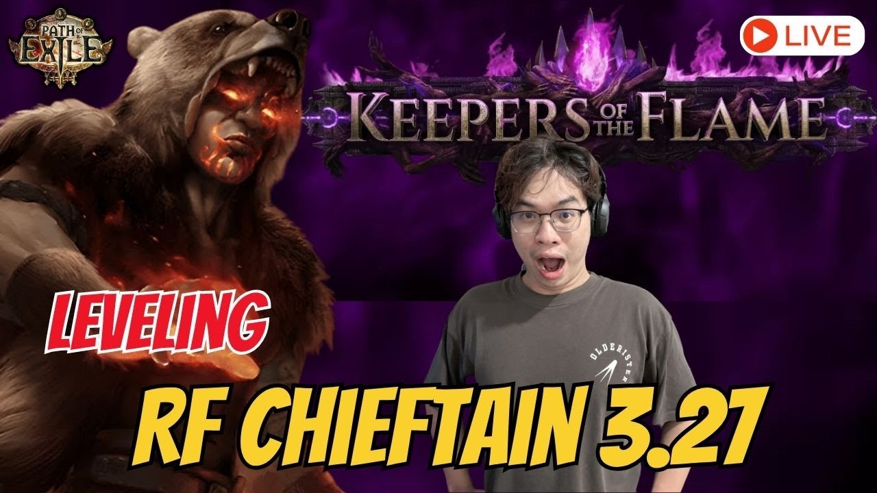 POE 3.27 Leveling Righteous Fire Chieftain Guide - YouTube