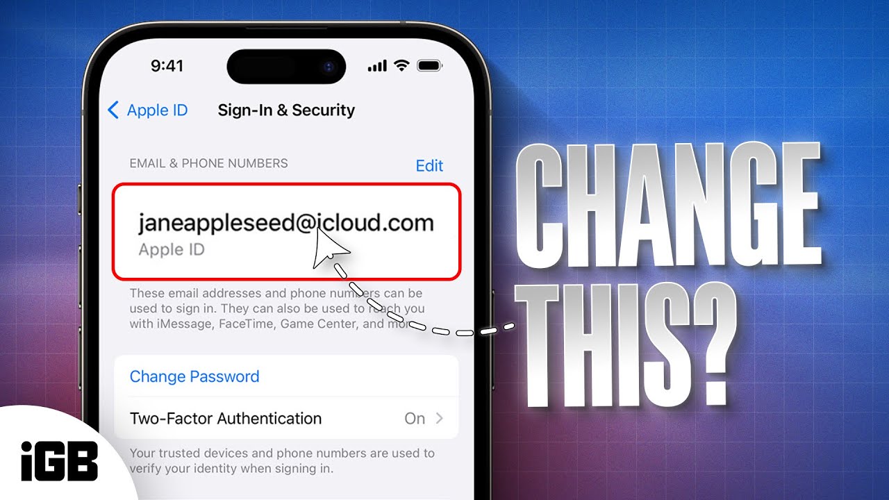 How to Change Apple ID Email Address on iPhone, iPad, and Mac (2024 ...