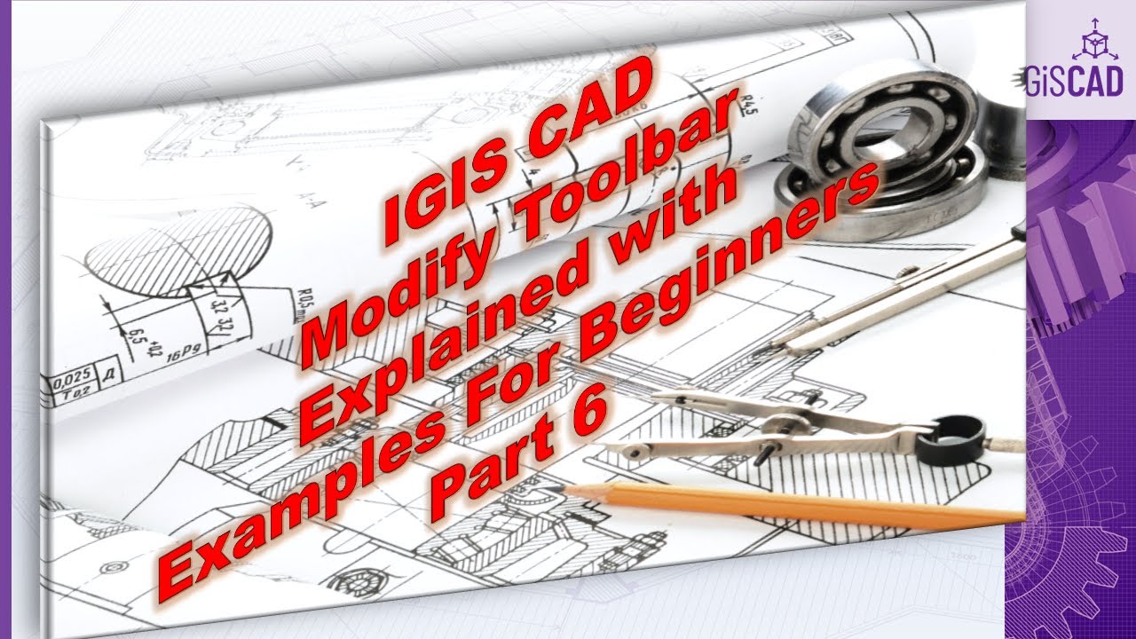 IGiS CAD Modify Toolbar l Offset l Mechanical Auto Mobile Civil Arc ...