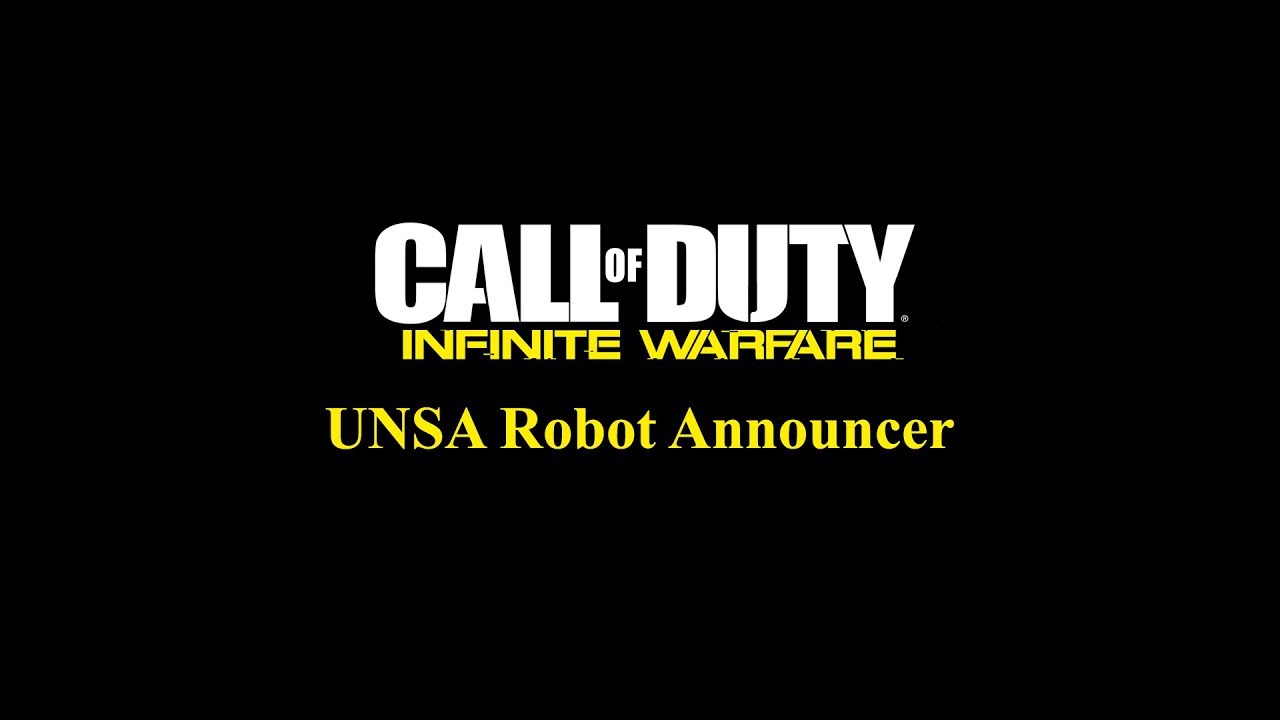 Call of Duty: Infinite Warfare -- UNSA Robot Announce - YouTube