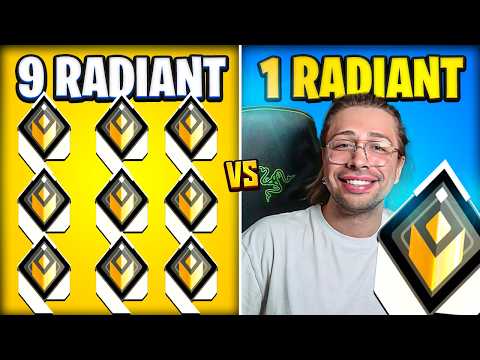 1 RADİANT, 9 RADİANT'a karşı! (SAÇ KESME CEZALI) Valorant