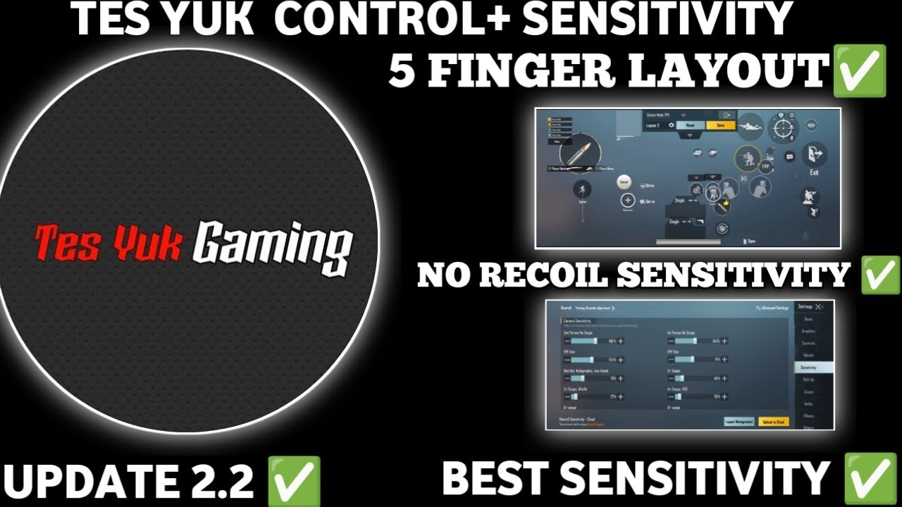 2.2🔥 TES YUK GAMING SENSITIVITY// TES YUK GAMING CONTROL // TES YUK ...