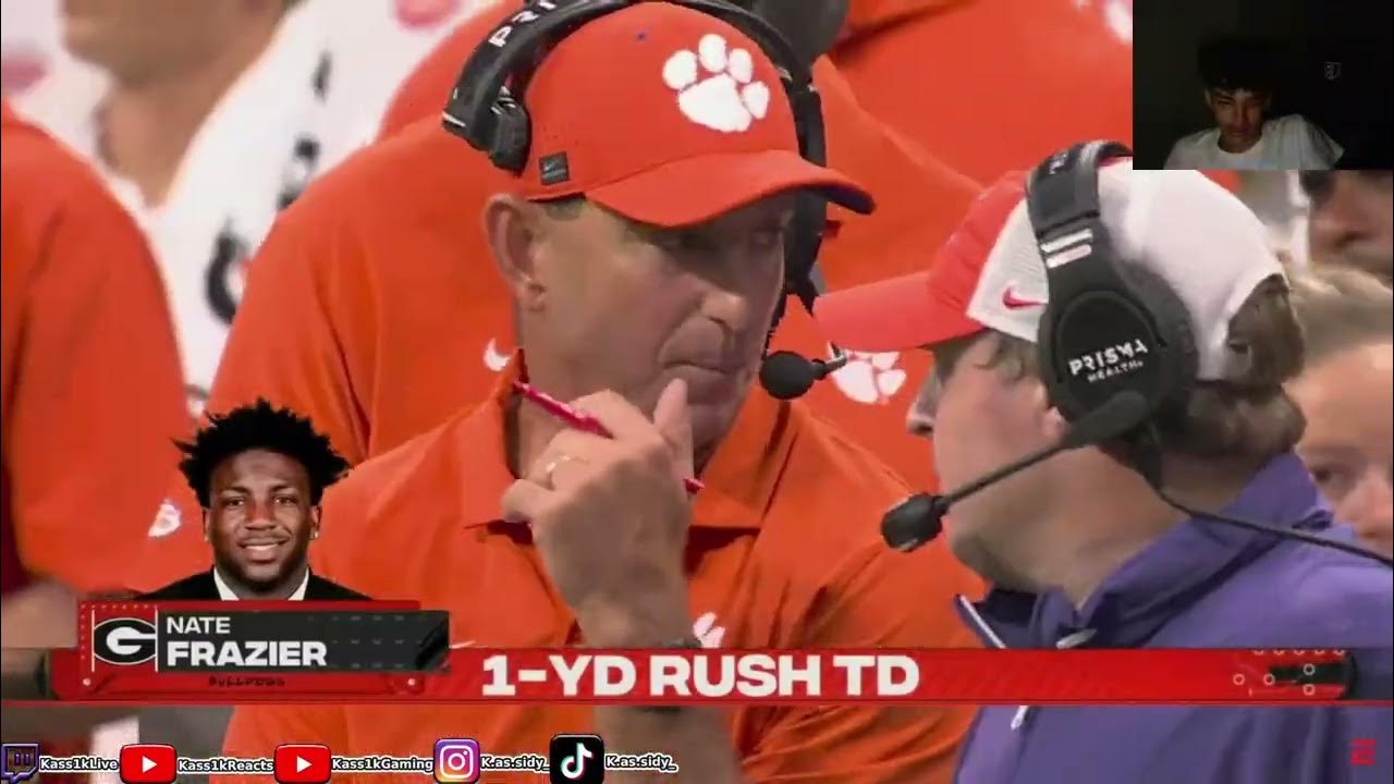 Reacting to #1 Georgia vs #14 Clemson | Full Game Highlights | 2024 College Football Highlights ...