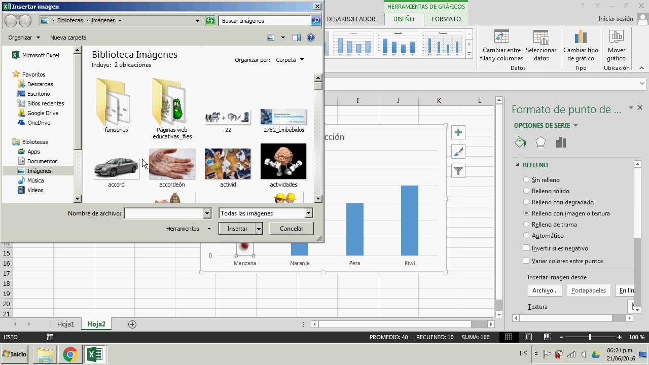 Pictograma con excel - YouTube