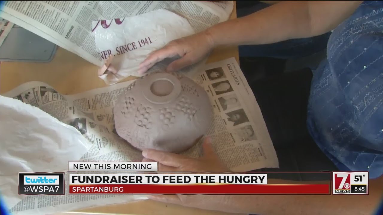 Carolina Clay Artists at Empty Bowls - YouTube