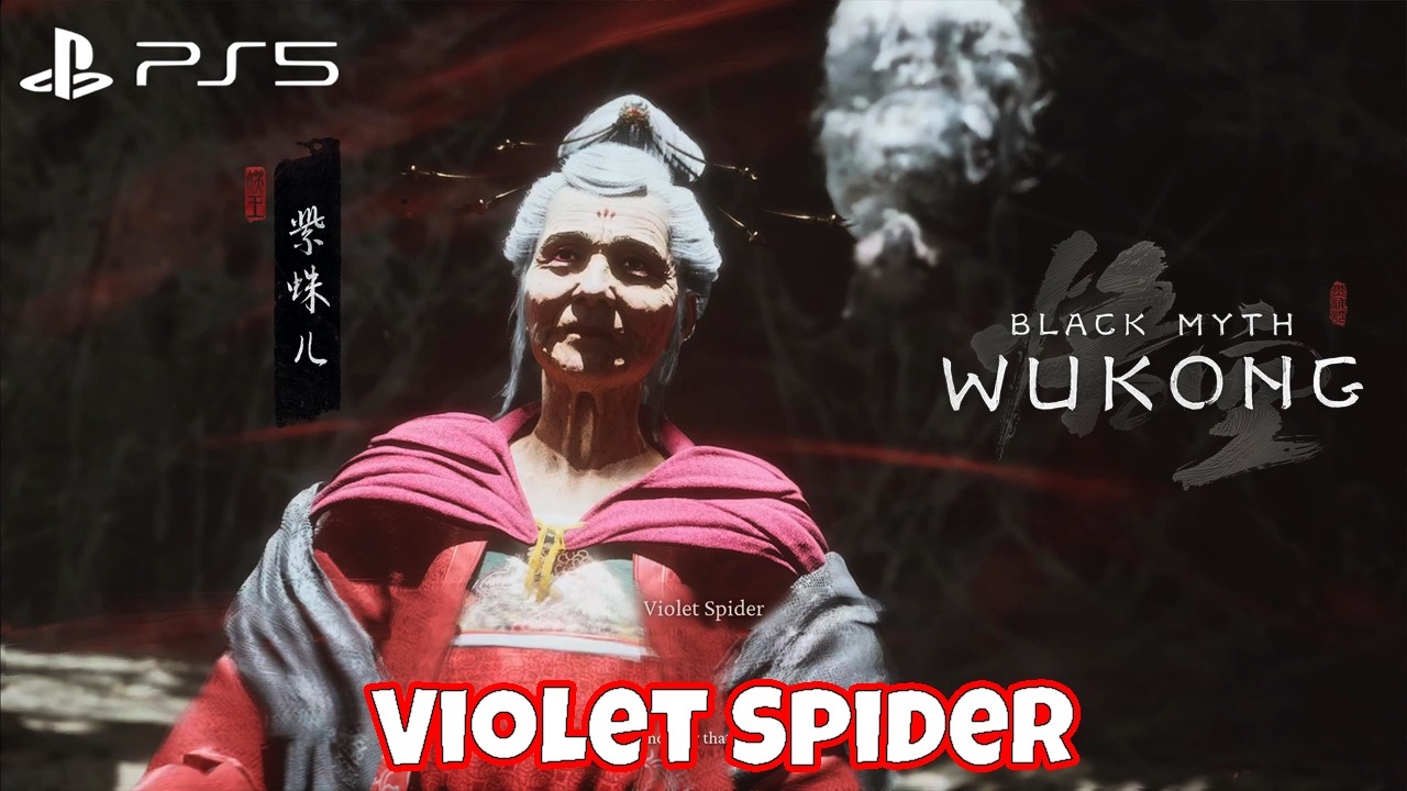 Black Myth: Wukong - Violet Spider Yaoguai Queen Boss Fight | Chapter ...