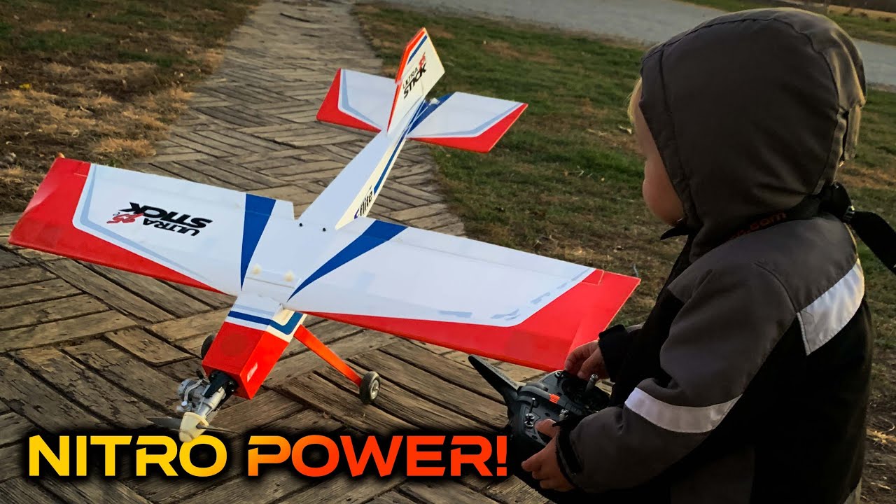 Electric Plane RIPS With NITRO ENGINE - YouTube
