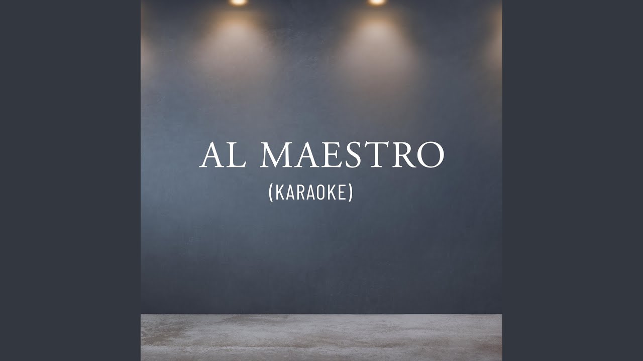 Al Maestro (Instrumental) - YouTube