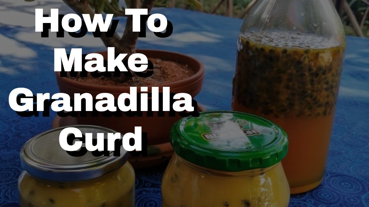 How To Make Granadilla Curd - YouTube