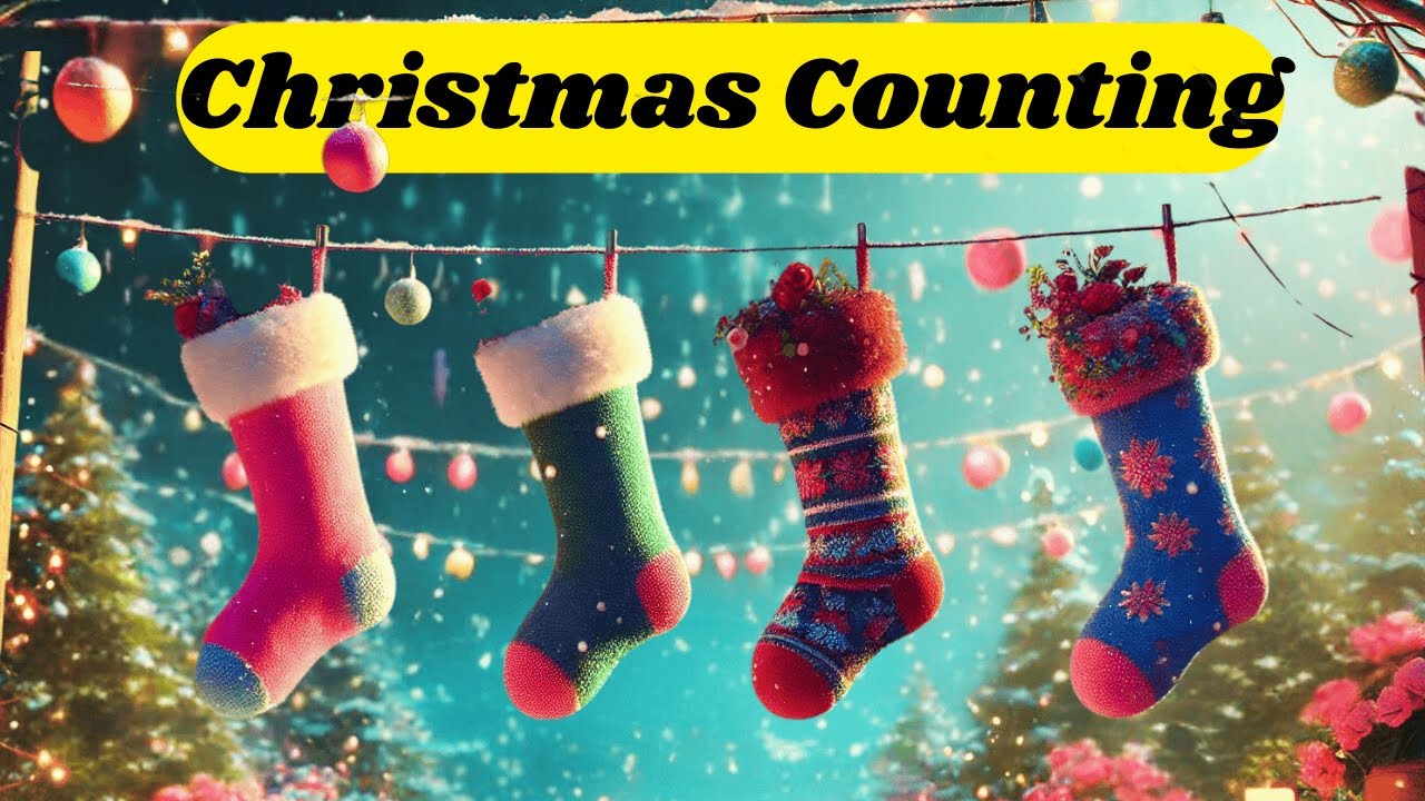 🎄 Christmas Counting | Christmas Song | Nursery Rhymes for Kids 🎶 - YouTube