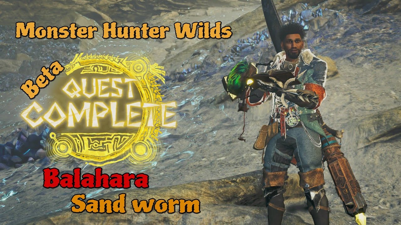 Monster hunter wilds Beta, Balahara the sand worm 🪱. - YouTube