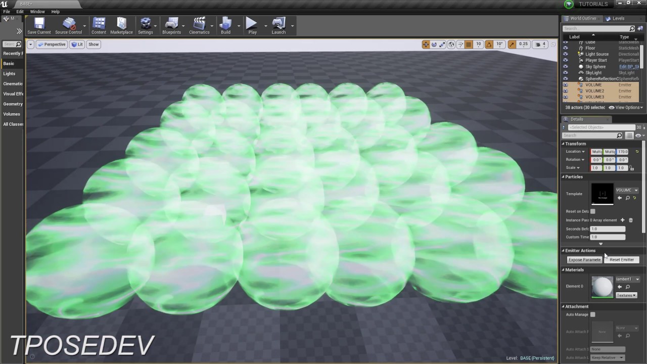 Unreal engine Volume explosion mesh Effect - YouTube