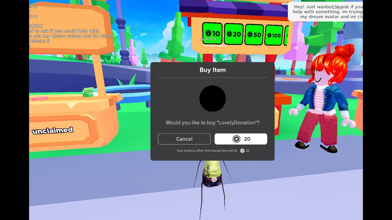 Donating robux in pls donate (Spin the wheel) - YouTube