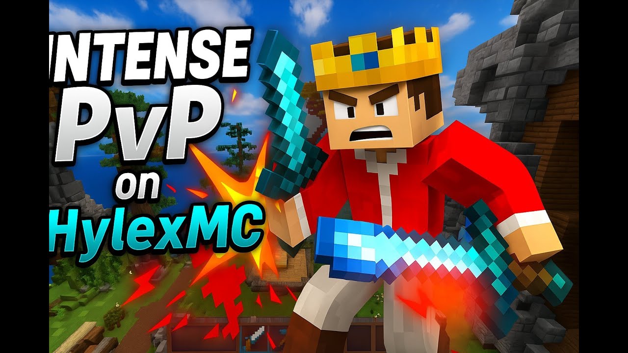 Practicing PvP with players on hylexmc - YouTube