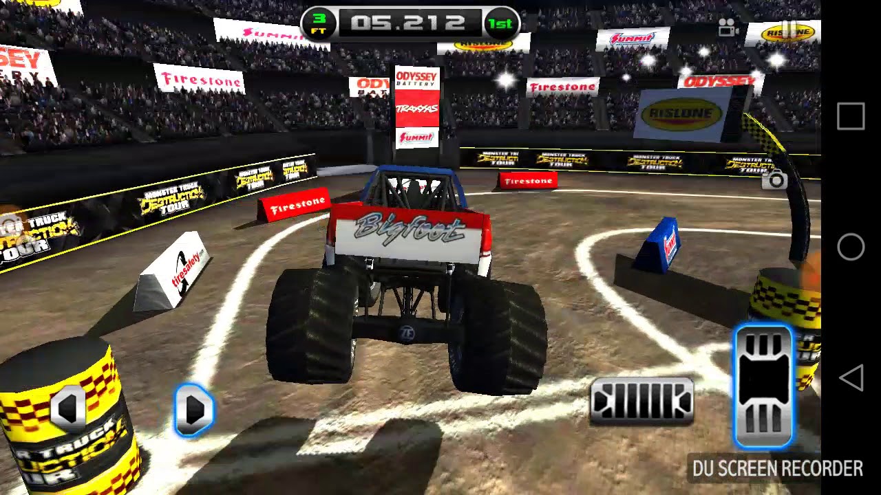 Monster Truck Bigfoot racing - YouTube