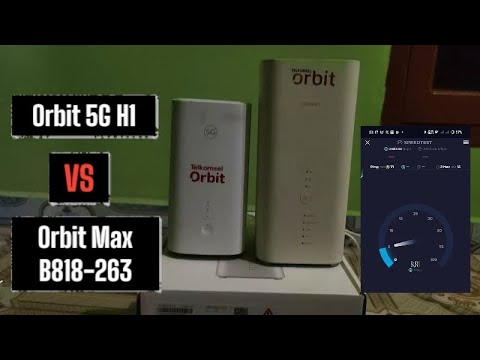 Orbit Max B818 VS orbit 5G H1 keduanya unlock all operator - YouTube