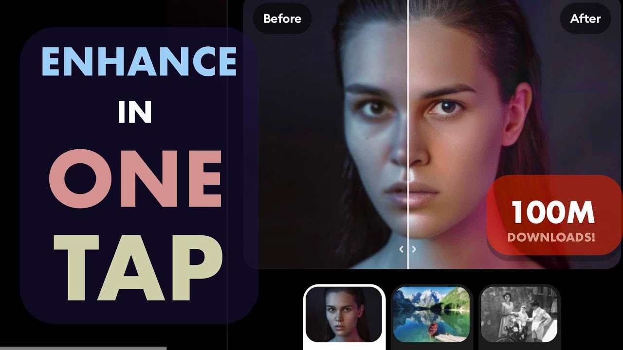 REMINI APP: BEST ONE TAP PHOTO ENHANCER? - YouTube