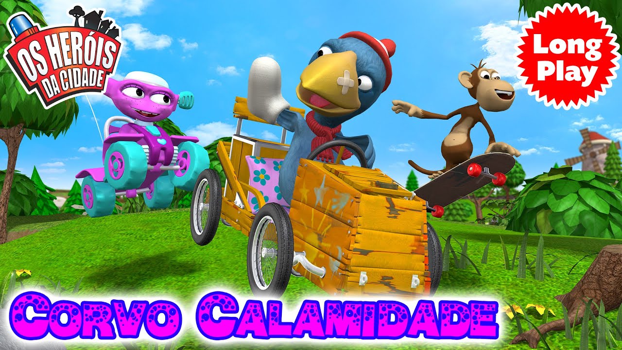 Os Heróis da Cidade 2 | Corvo Calamidade | Compilaçāo | Desenhos ...