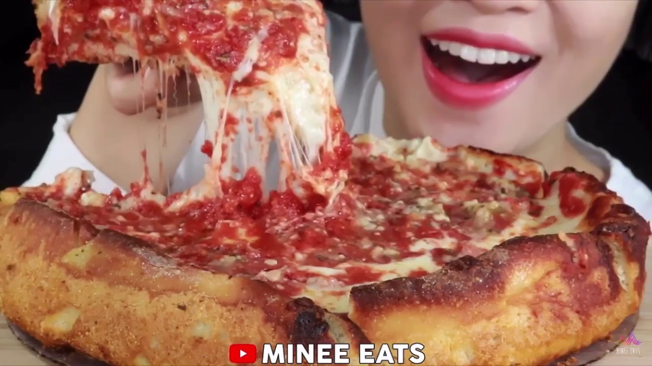 Eating Pizza Slices Compilation - YouTube