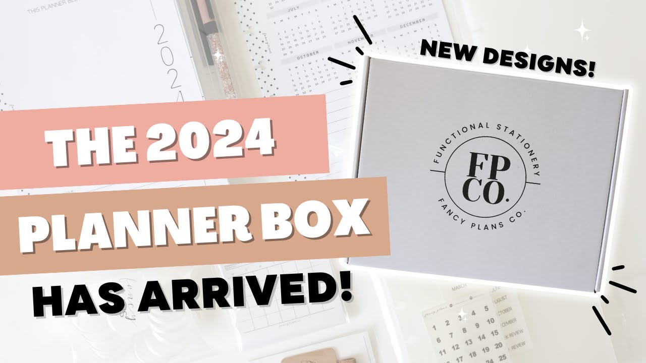 Our 2024 Planner Box Is Available NOW! - YouTube