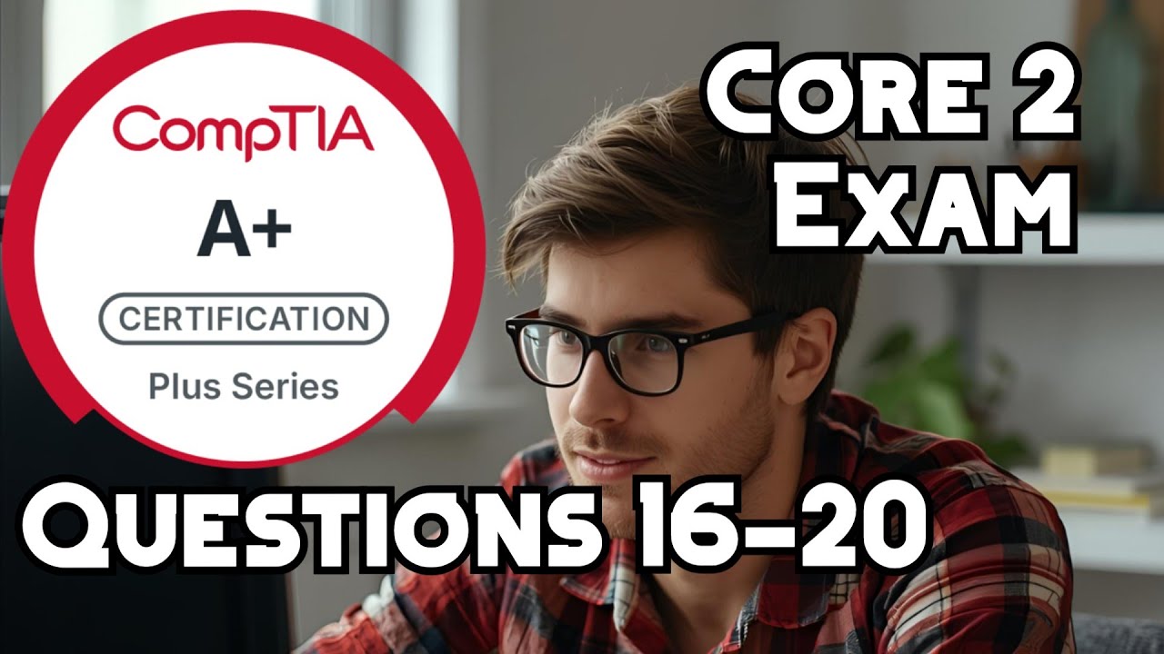 CompTIA A+ Core 2 Quiz Questions - YouTube