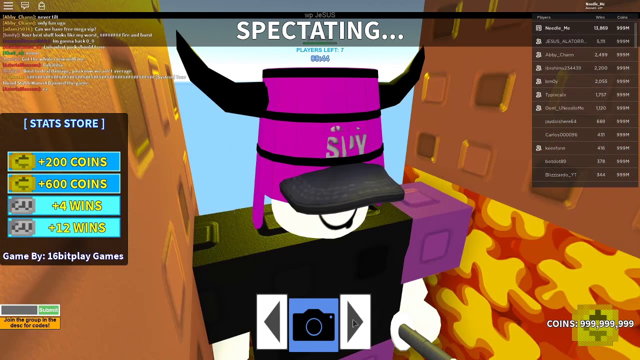 Roblox:0_0 TEST Skywars /Needle_Me--Narrated & Sponges Vs Needles - YouTube