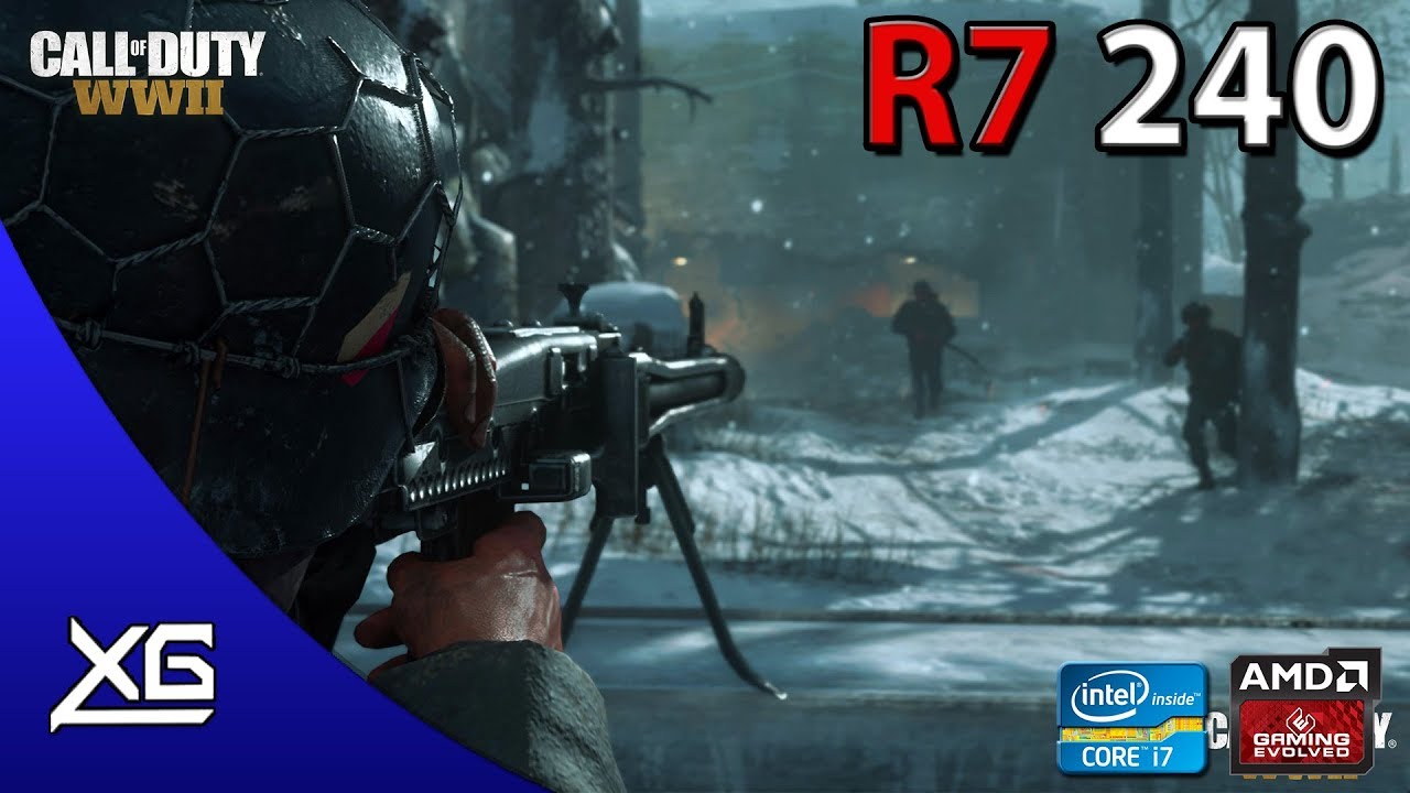 Call of Duty®: WWII Multiplayer Graphics | R7 240 2GB DDR3 | 720p | LOW ...