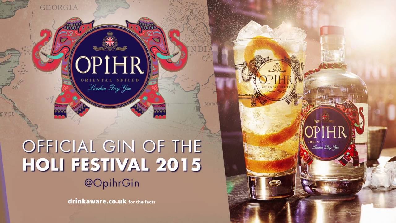 OPHIR GIN - Official gin of the Holi Festival 2015 - YouTube