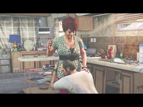 GTA 5 - Trevor meets his mom [4K]