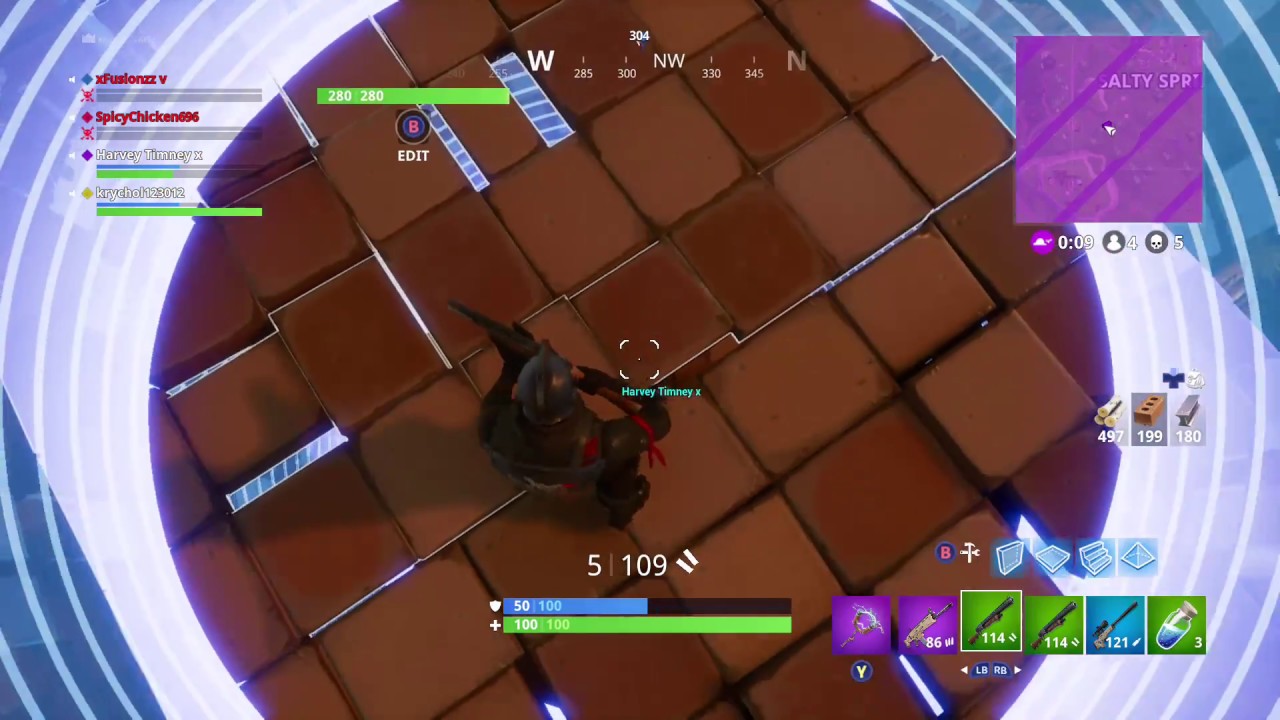 This is what happens in Fortnite, when the storm circle gets too small ...