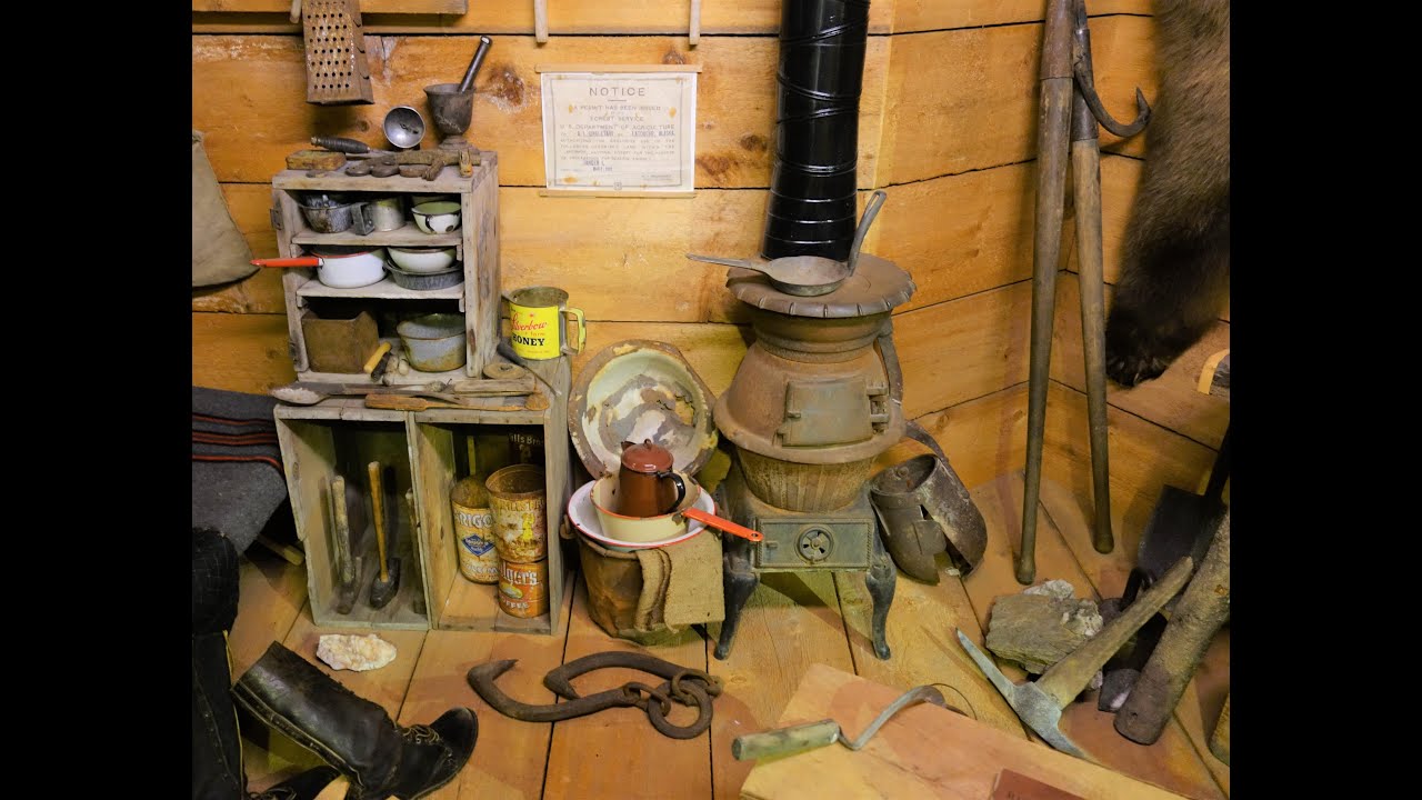 Inside An Old Gold Prospector's Cabin In Alaska - YouTube