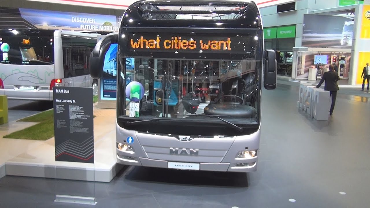 MAN Lion's City GL Bus Exterior and Interior - YouTube